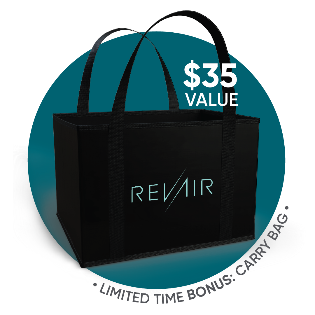 RevAir Reverse-Air Hair Dryer w/friction-free technology, 3 heat ...