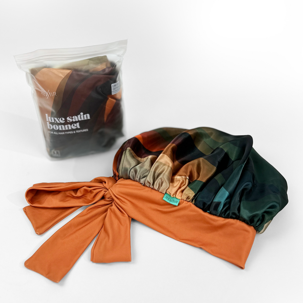 Luxe Satin Bonnet - Limited Edition Cinnamon Swirl Collection – RevAir